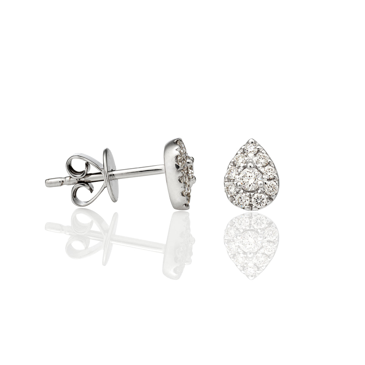 PEAR SHAPE DIAMOND STUDS – Nicholas Haywood Jewellery Concierge