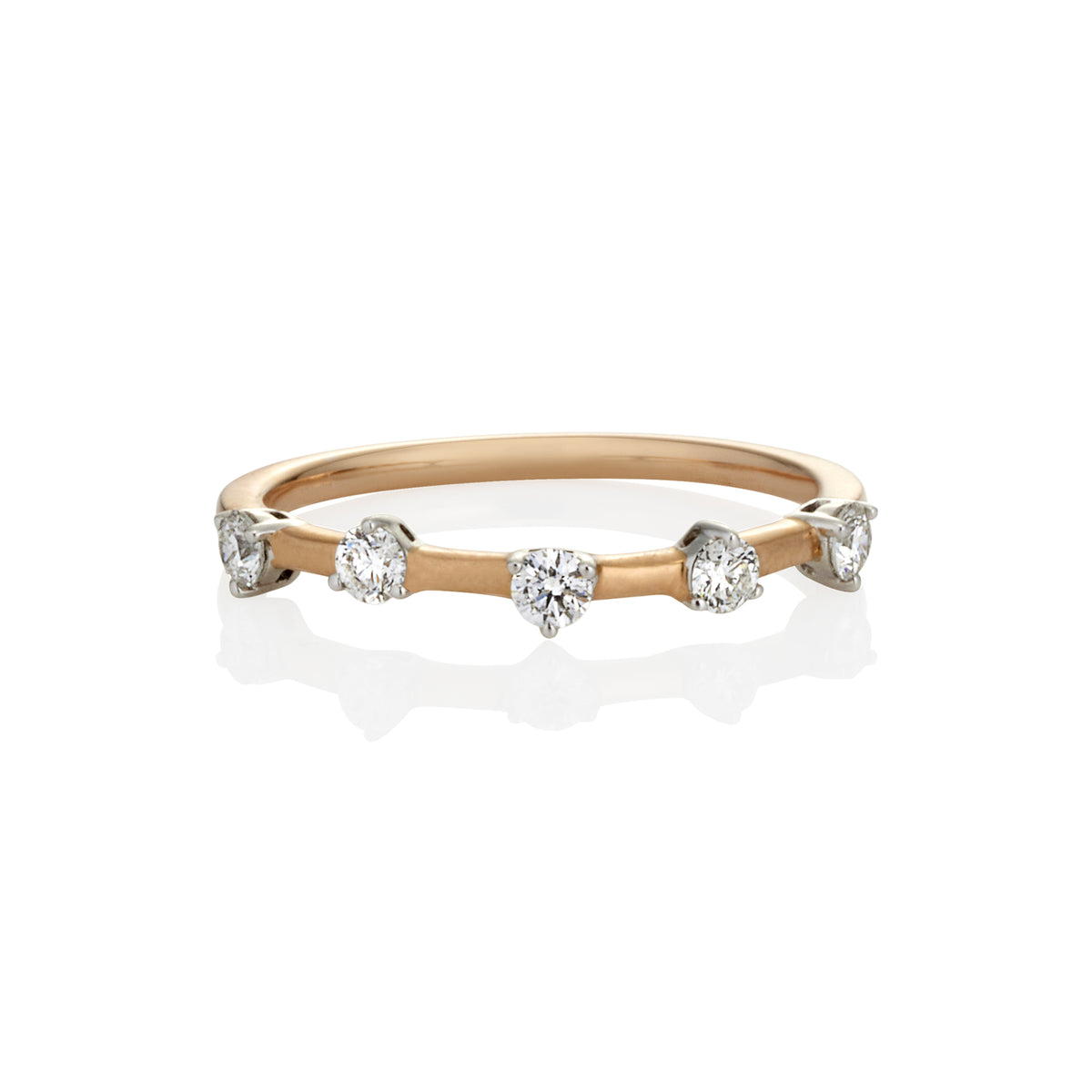 5 STONE SET STACKER RING | Nicholas Haywood Jewellery Concierge