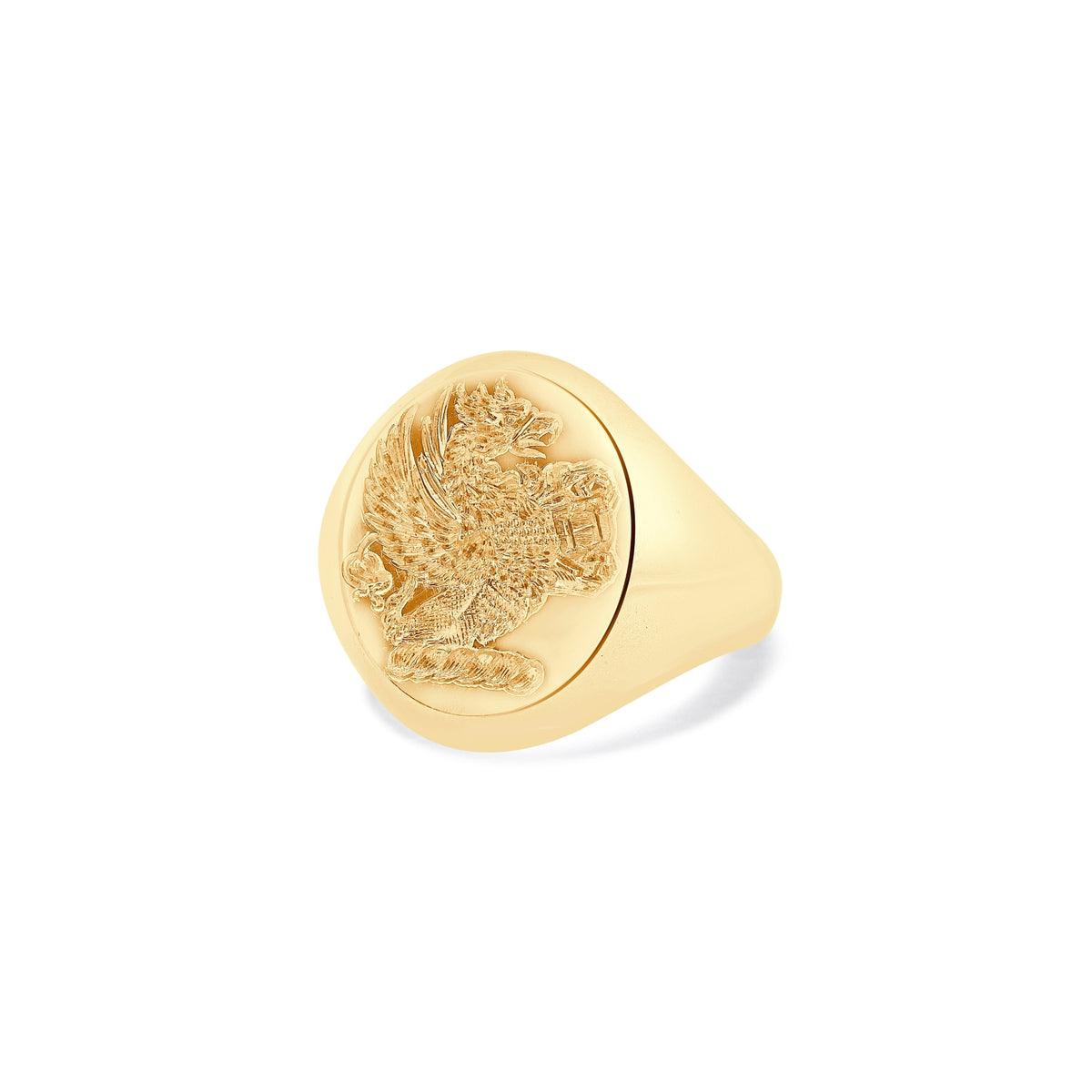 LONDON ENGRAVER FAMILY CREST SIGNET RING – Nicholas Haywood Jewellery ...
